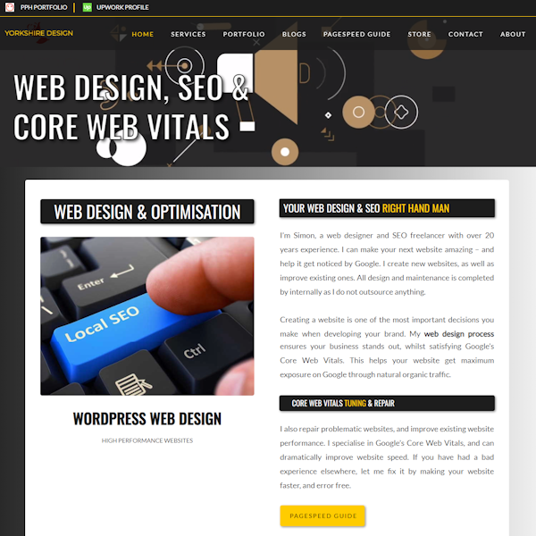 Yorkshire Design Wordpress | Showcasing My Creative Expertise